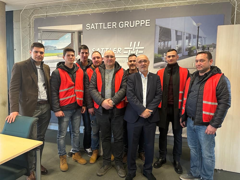 Besuch beim langjährigen Lieferanten Sattler Protex in Rudersdorf ...